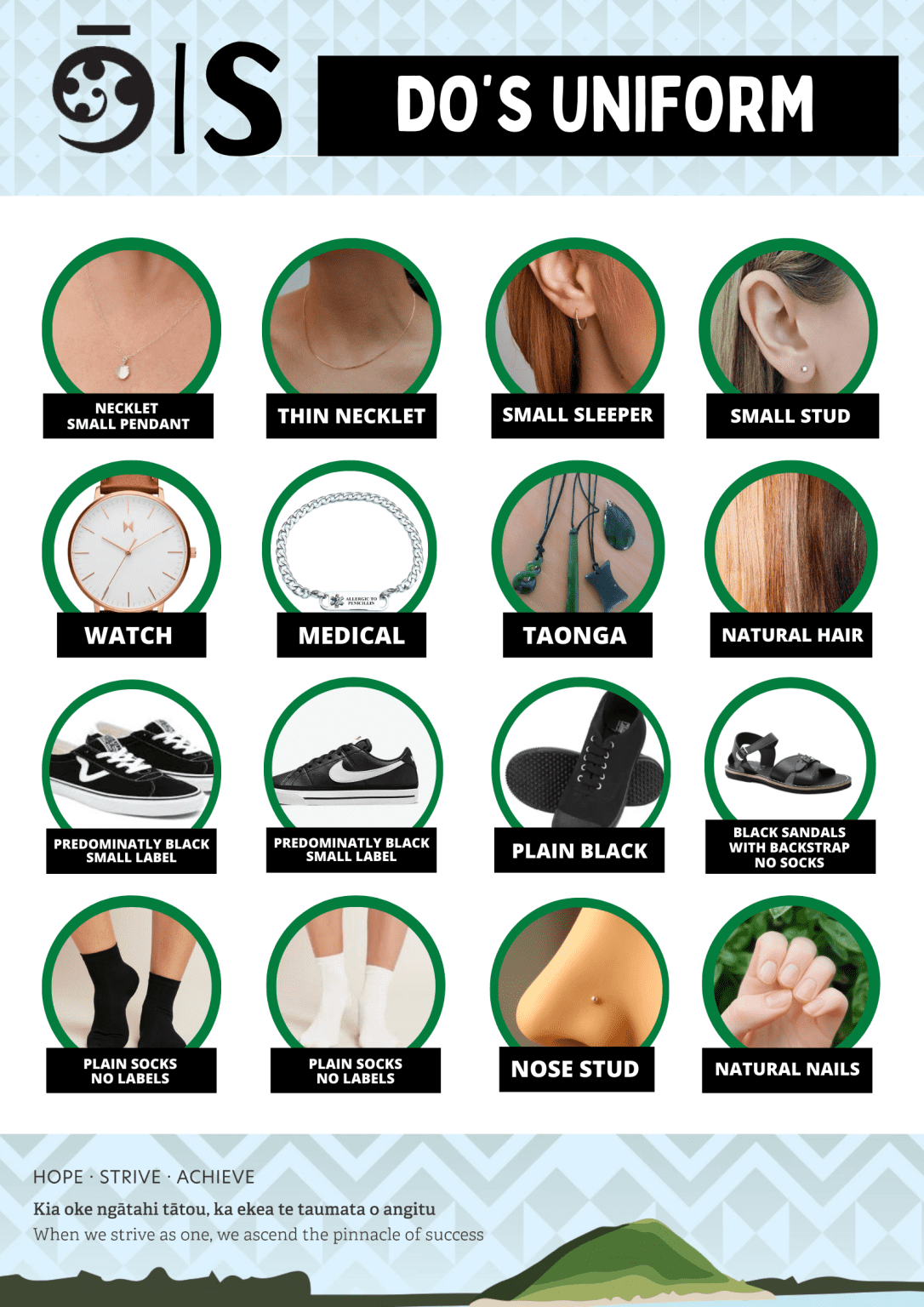 Uniform & Grooming - Ōtūmoetai Intermediate School